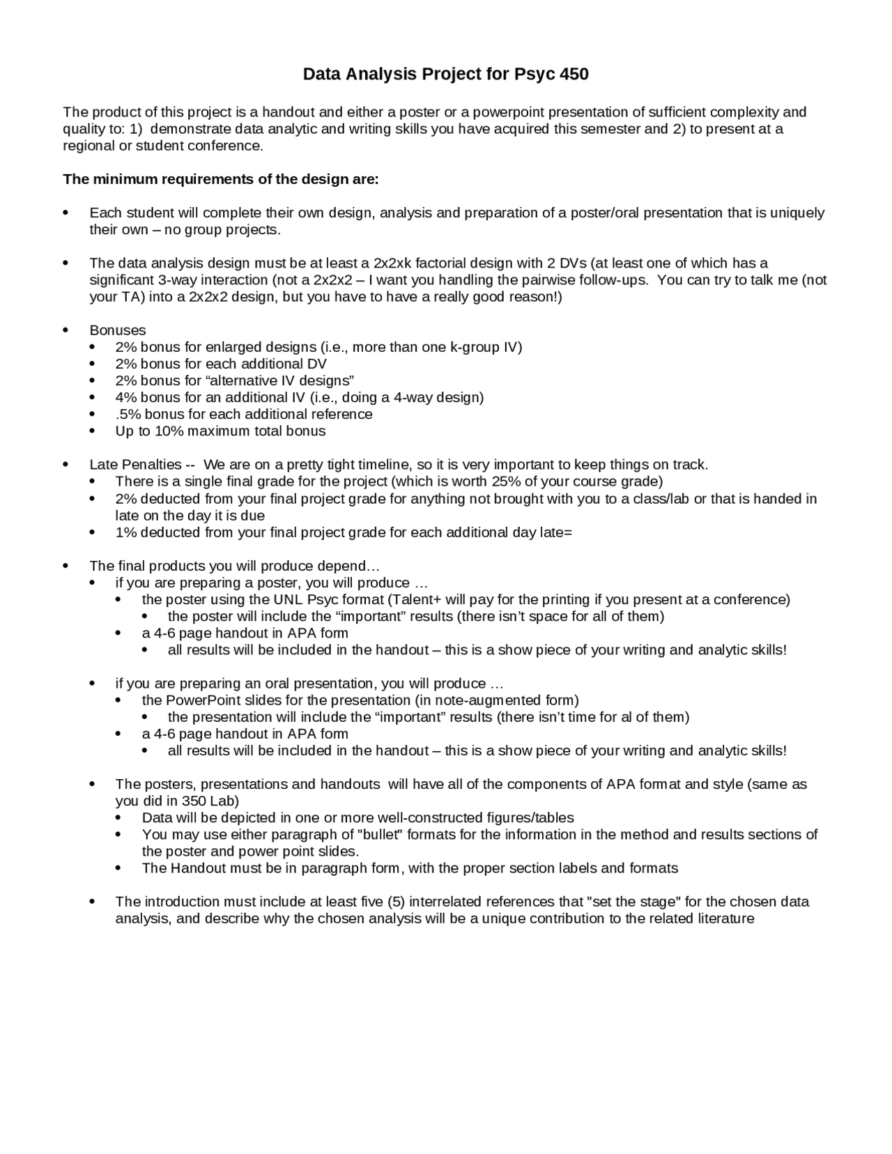 Data Analysis Project - Advanced Research Methods and Analysis | PSYC 450 | Study Guides ...