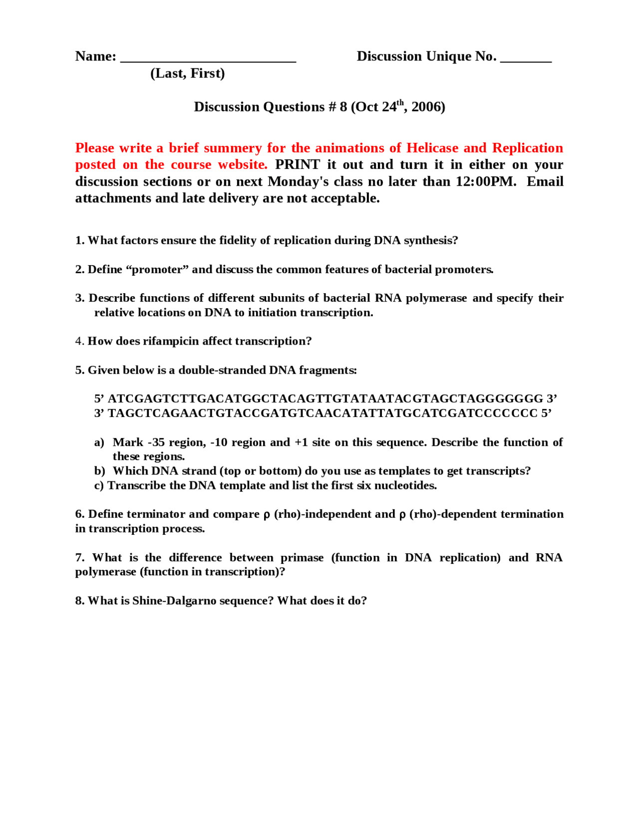 Introduction to Microbiology - Discussion Questions | BIO 226N ...