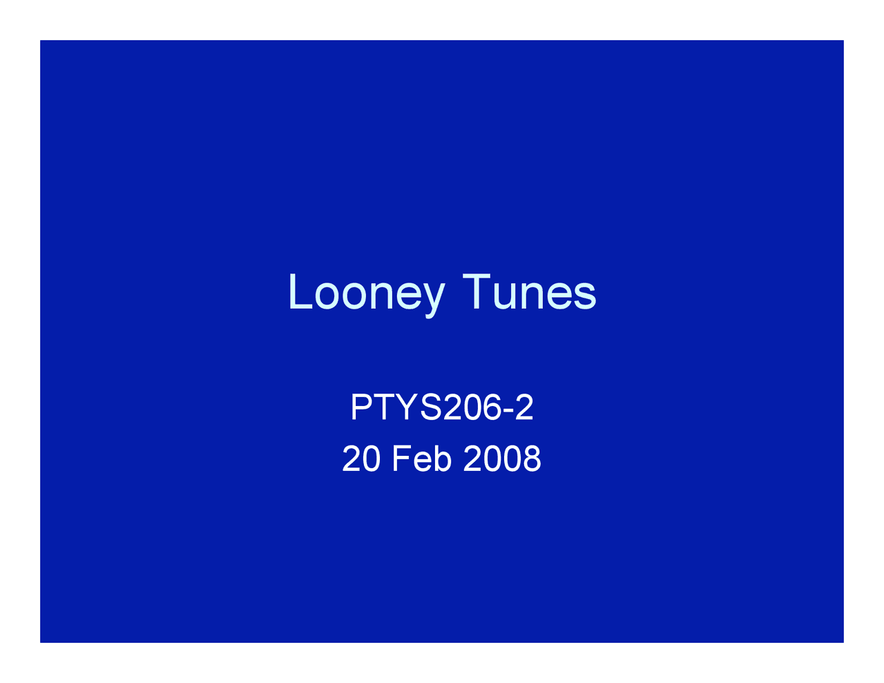 Looney Tunes Our Golden Age Of Planetary Exploration Slides Ptys