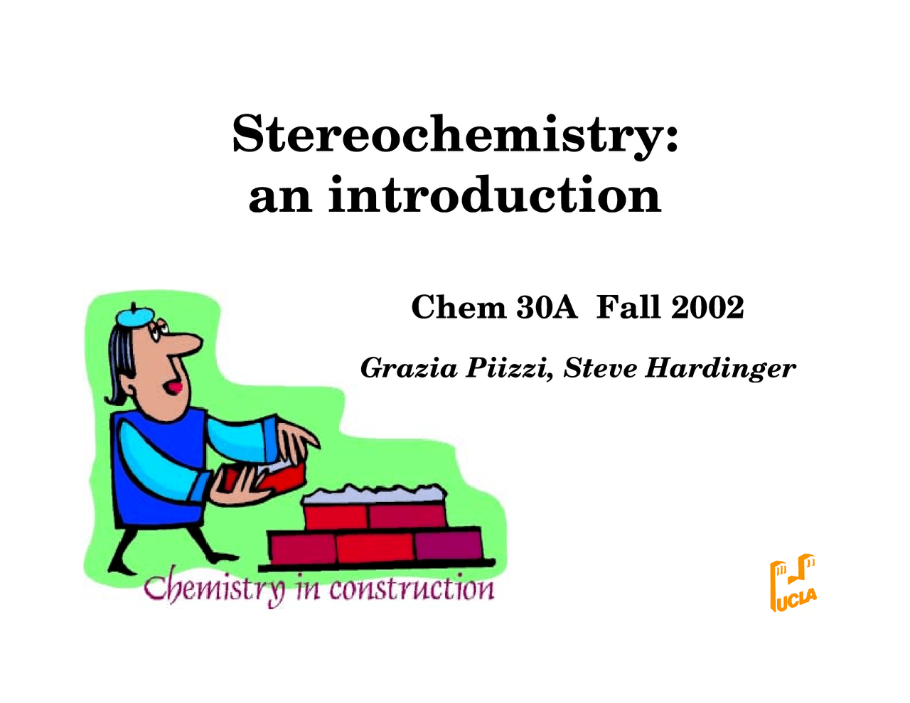 Stereochemistry Introduction Lecture Notes Chem 30a Docsity