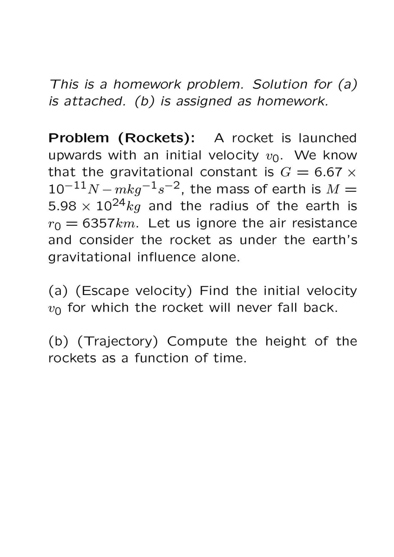 Solutions For Homework Ordinary Differential Equations Math 254
