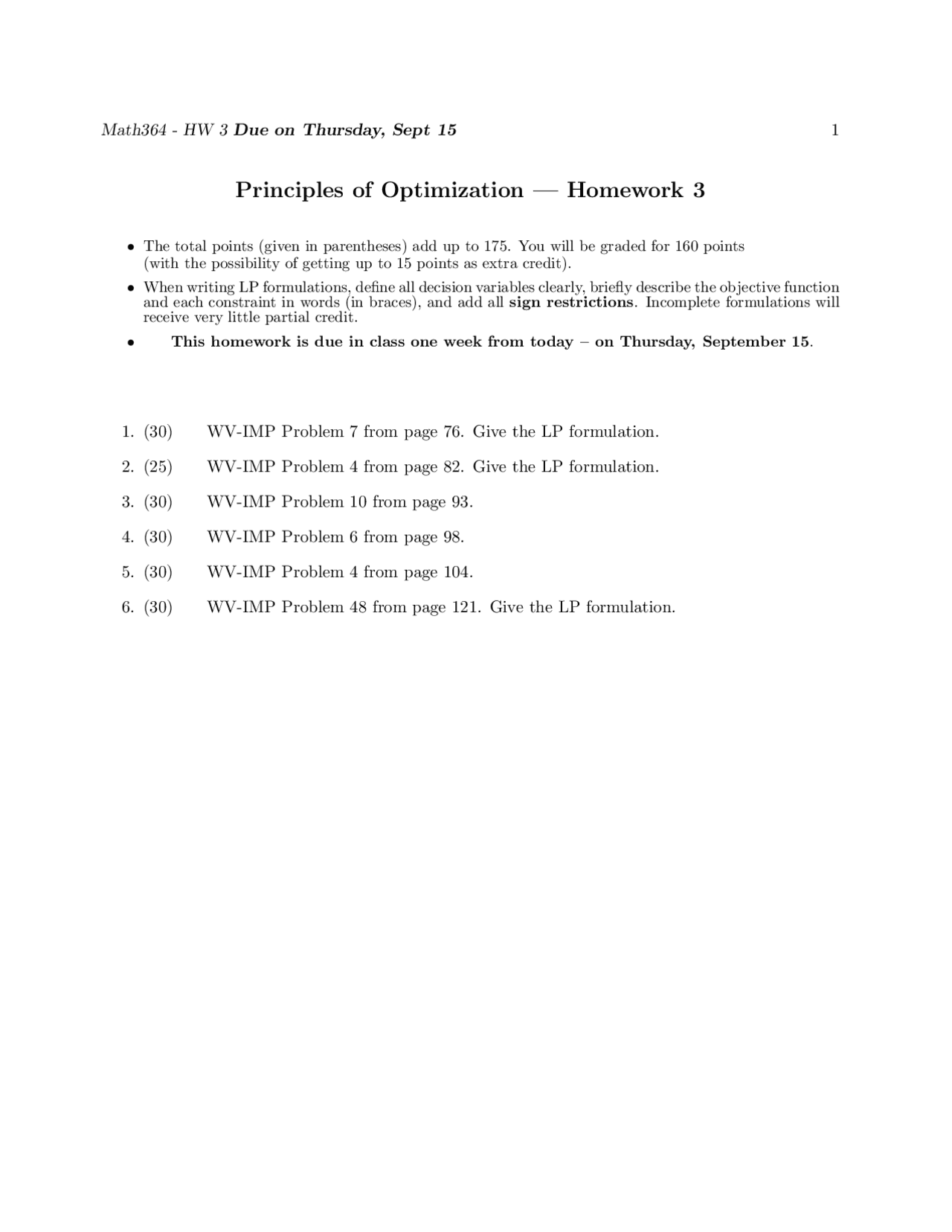 6 Solved Problems On Principles Of Optimization Assignment 3 Math