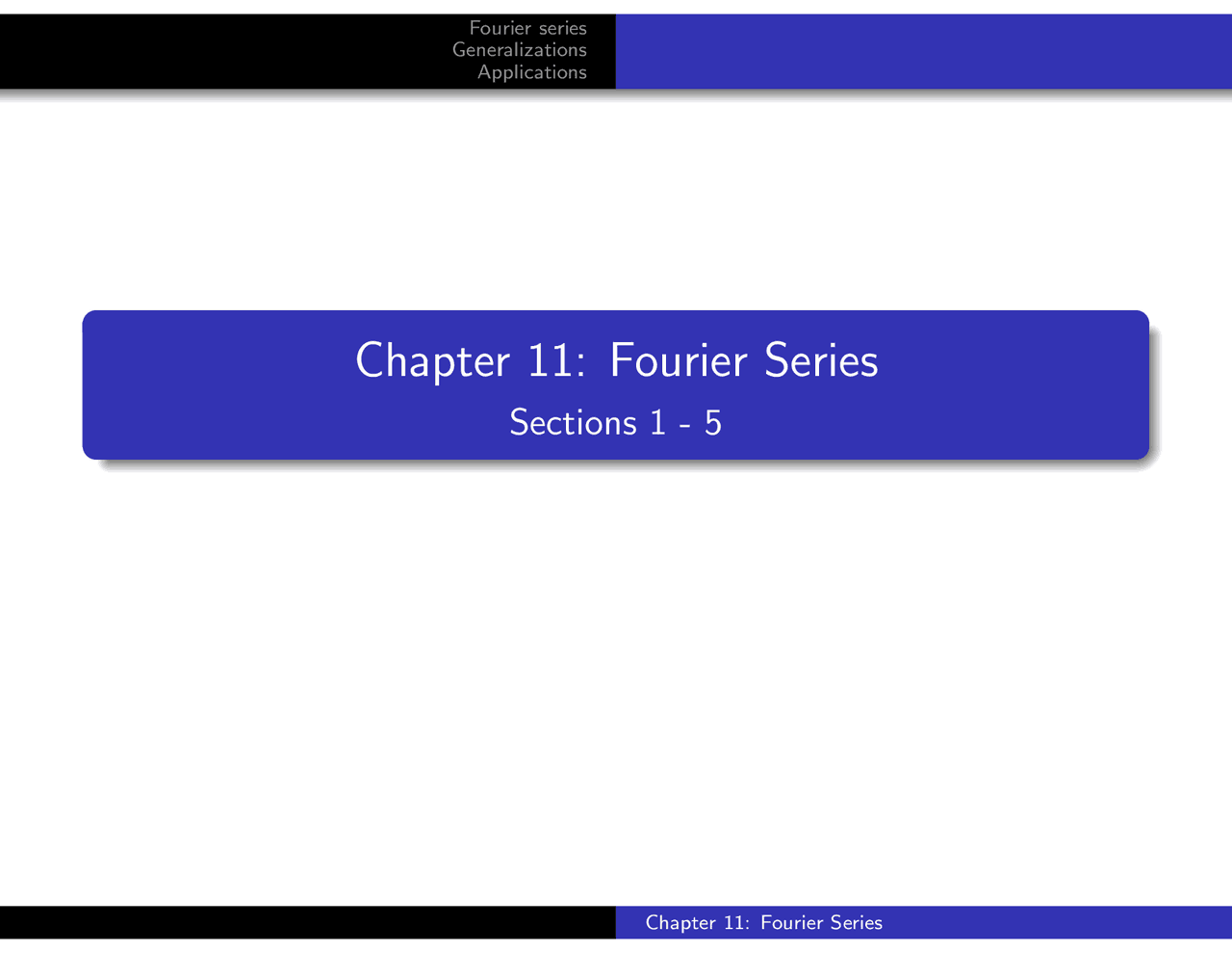 Fourier Series Mathematical Analysis For Engineers Lecture Slides