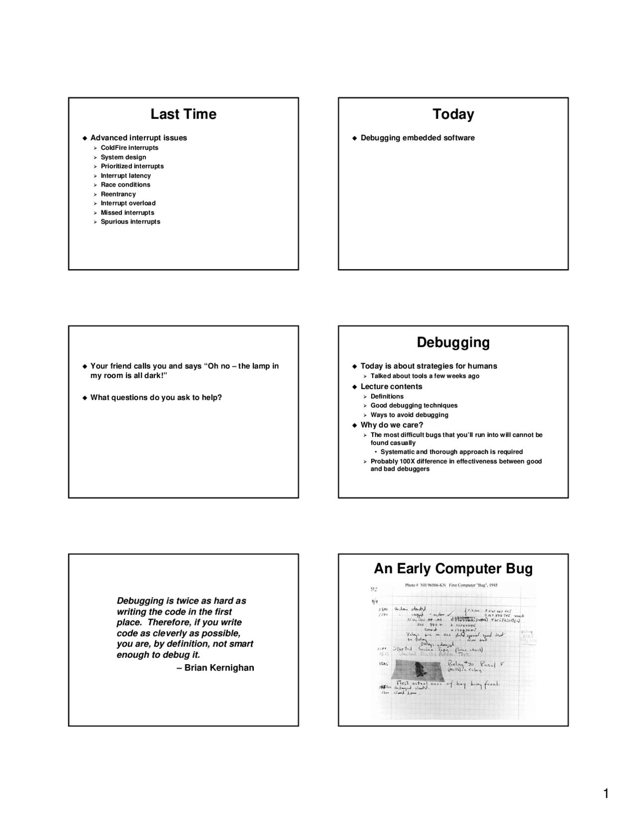 Debugging Strategies: Scientific Debugging, Incremental Development ...