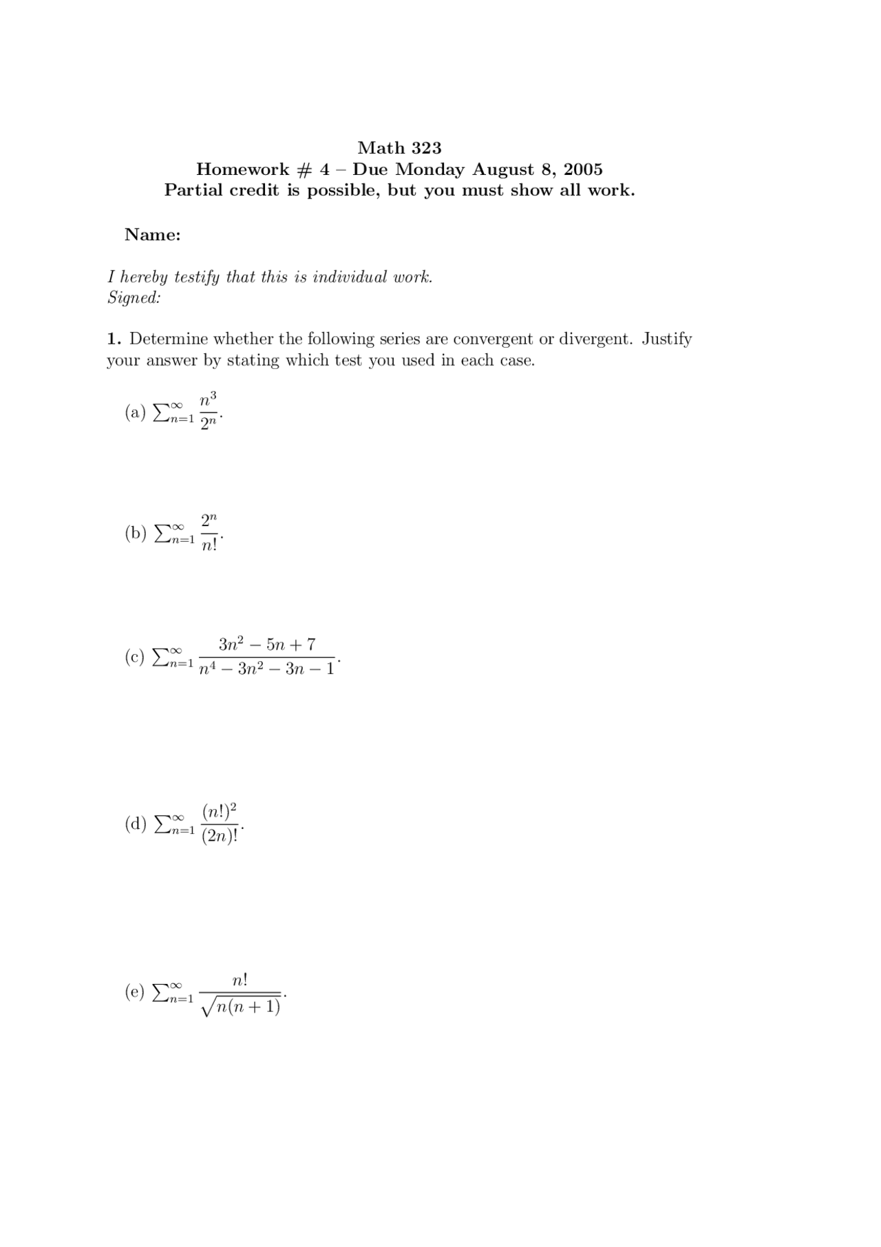Assignment 4 Problems Formal Mathematical Reasoning And Writing