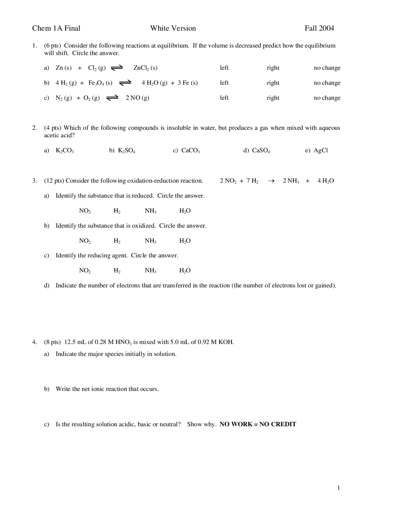 Exam With 19 Problems Introduction To Leadership I Ms 1a Docsity