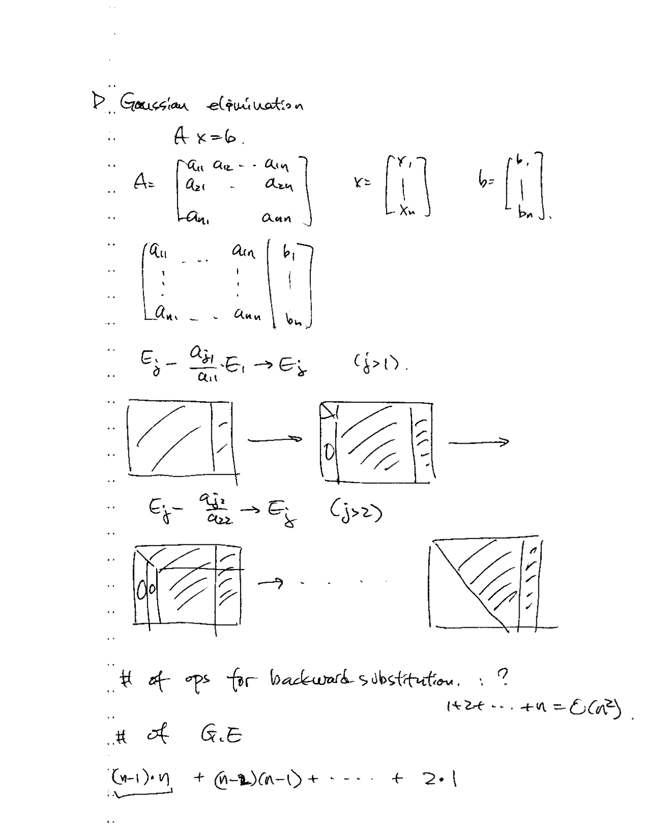 Gaussian Elimination Method - Lecture Notes | M 348 - Docsity Gaussian Elimination Method - Lecture Notes | M 348 - Docsity