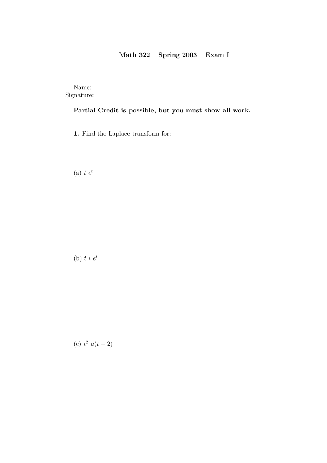 Solve Laplace Transform Problems - Mathematical Analysis for Engineers ...
