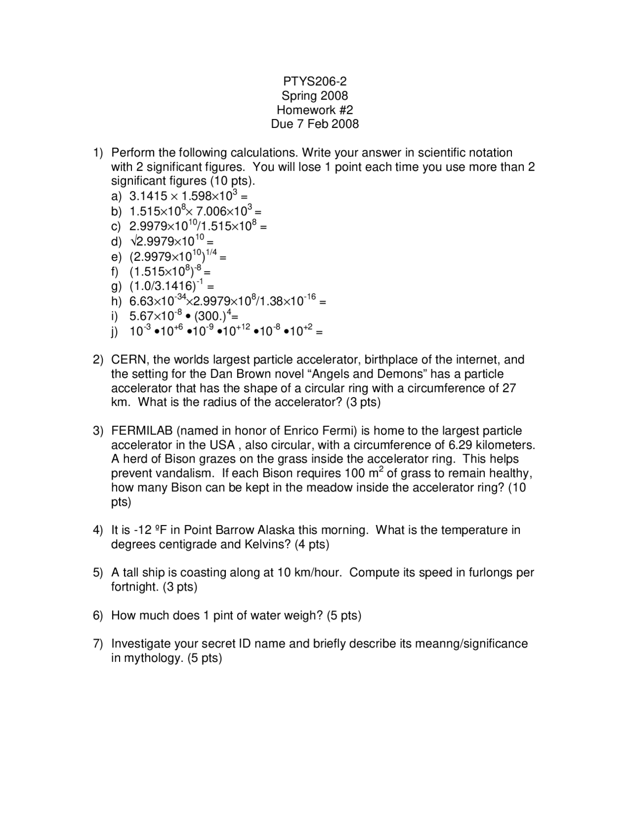 Homework 2 for Our Golden Age of Planetary Exploration - Spring 2008 | PTYS 206 | Assignments ...