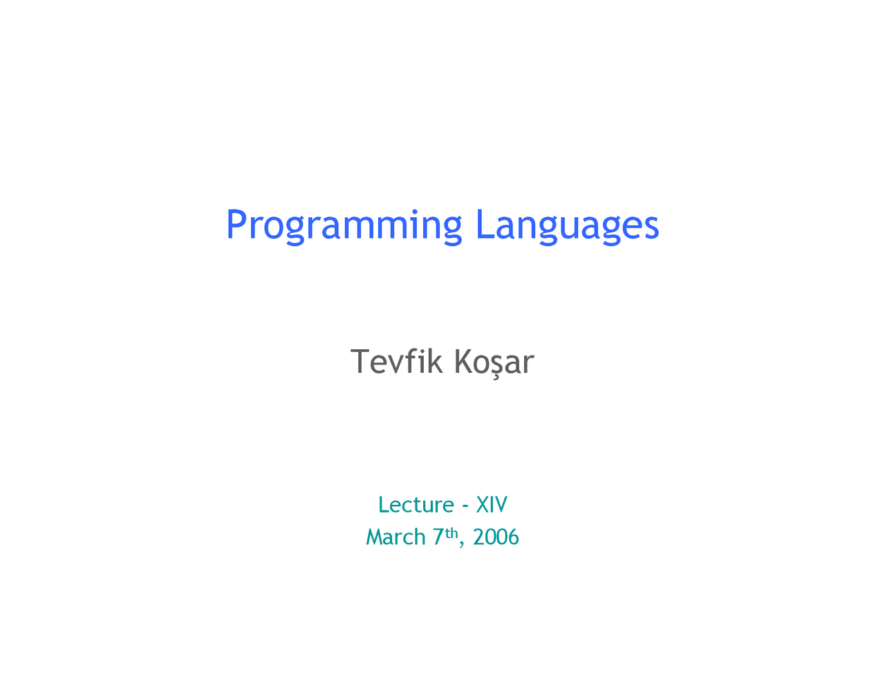 Quiz 2 Notes For Programming Languages Csc 4101 Docsity