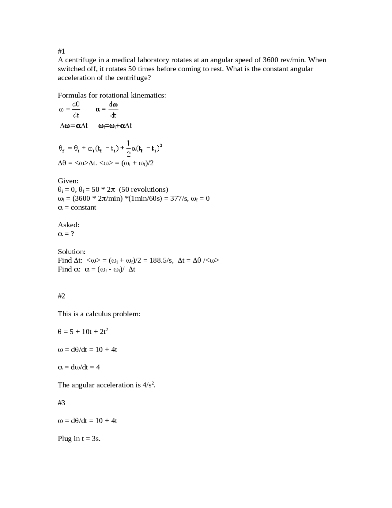 Questions With Solutions For Introduction To Physics Phys 135 Docsity
