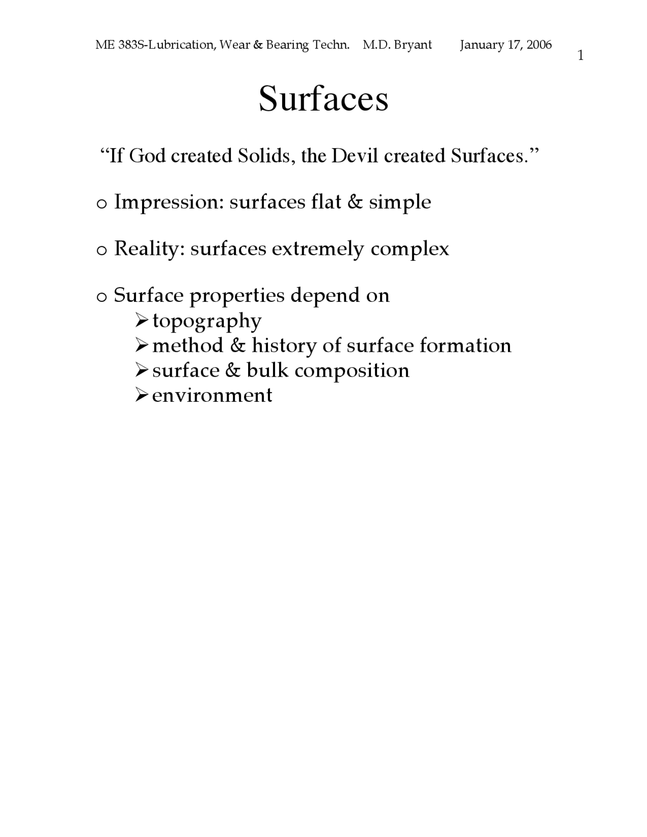 Notes On Surfaces First Year Interest Group Seminar N 1 Docsity
