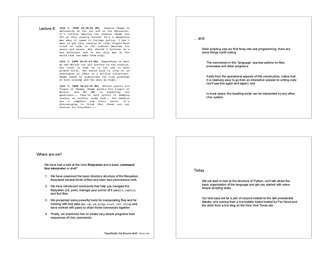 Structure Of Python Lecture Slides Stats 202a Docsity