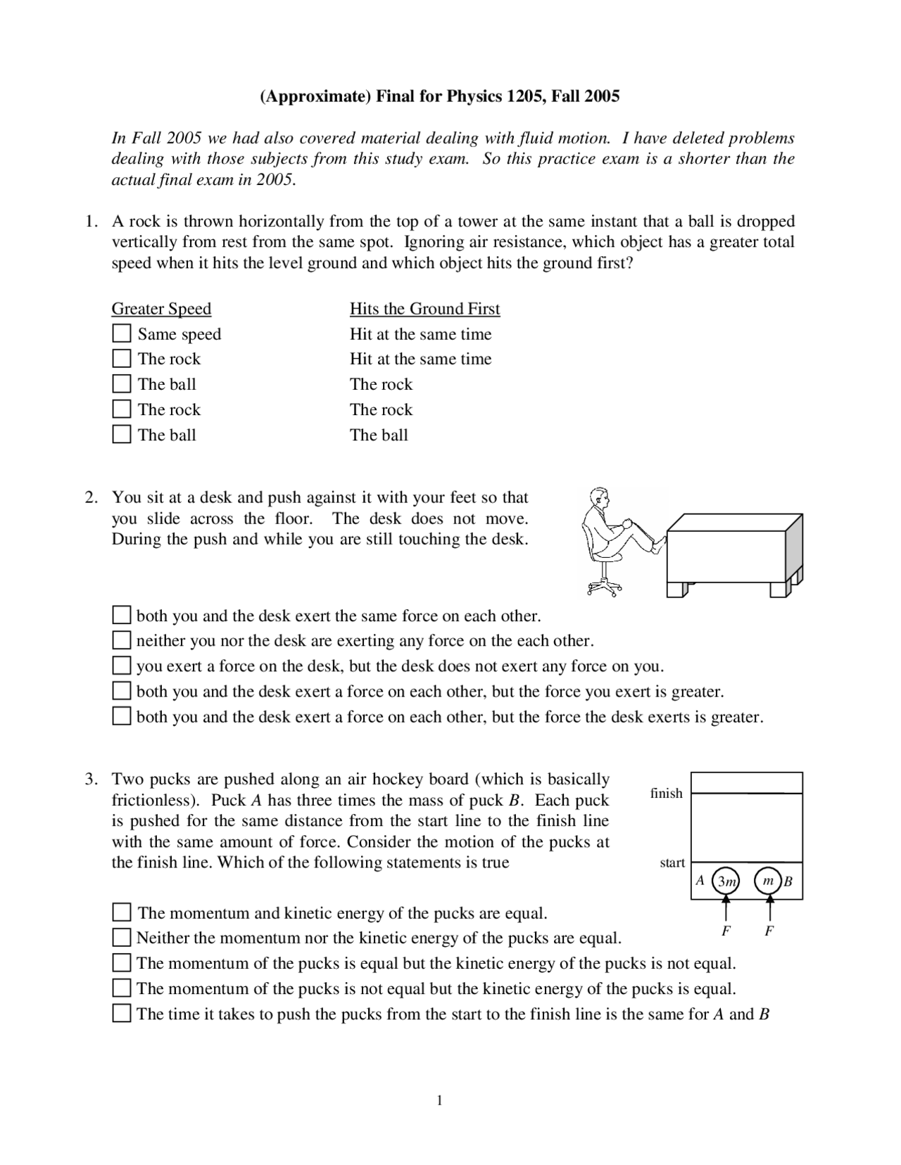 13 Unsolved Questions Introductory Physics I For Physics Majors