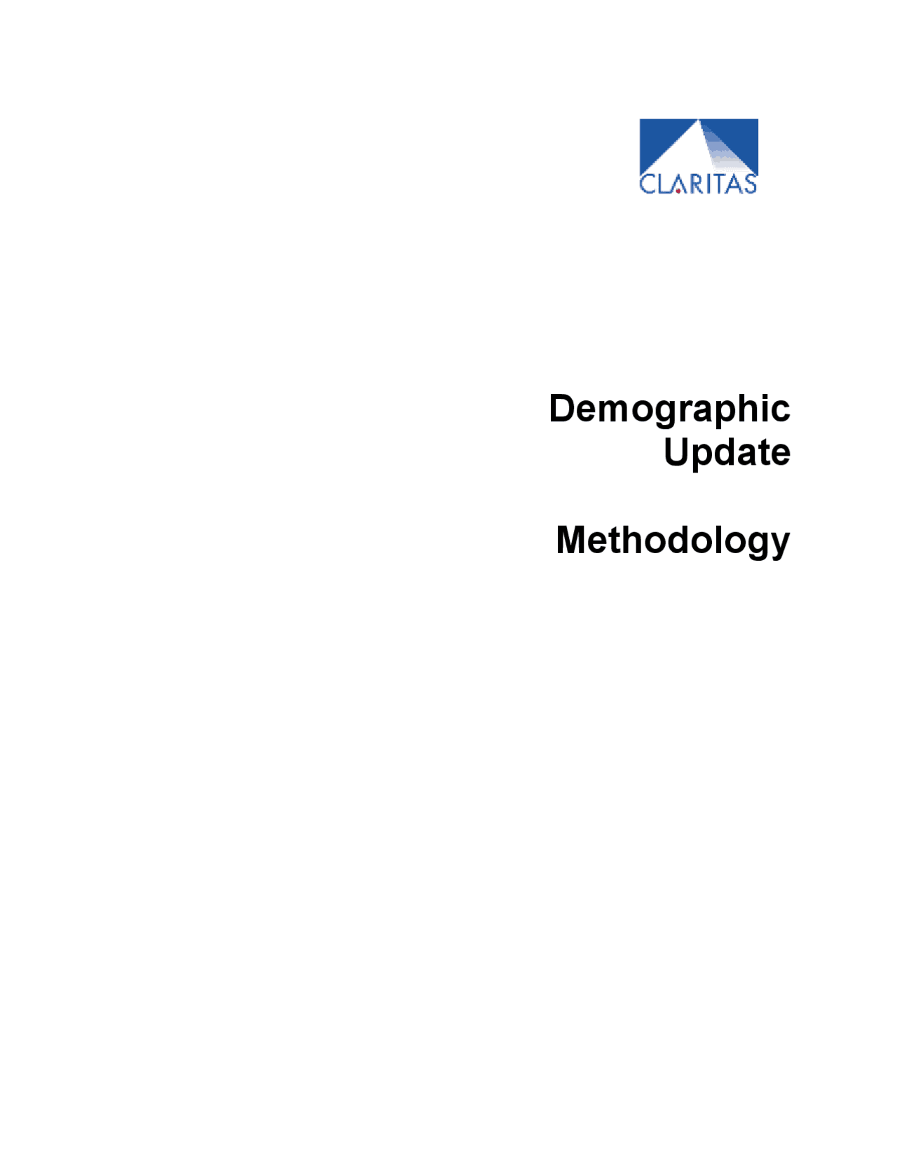 Demographic Update Methodology - Lecture Notes | ESM 224 - Docsity