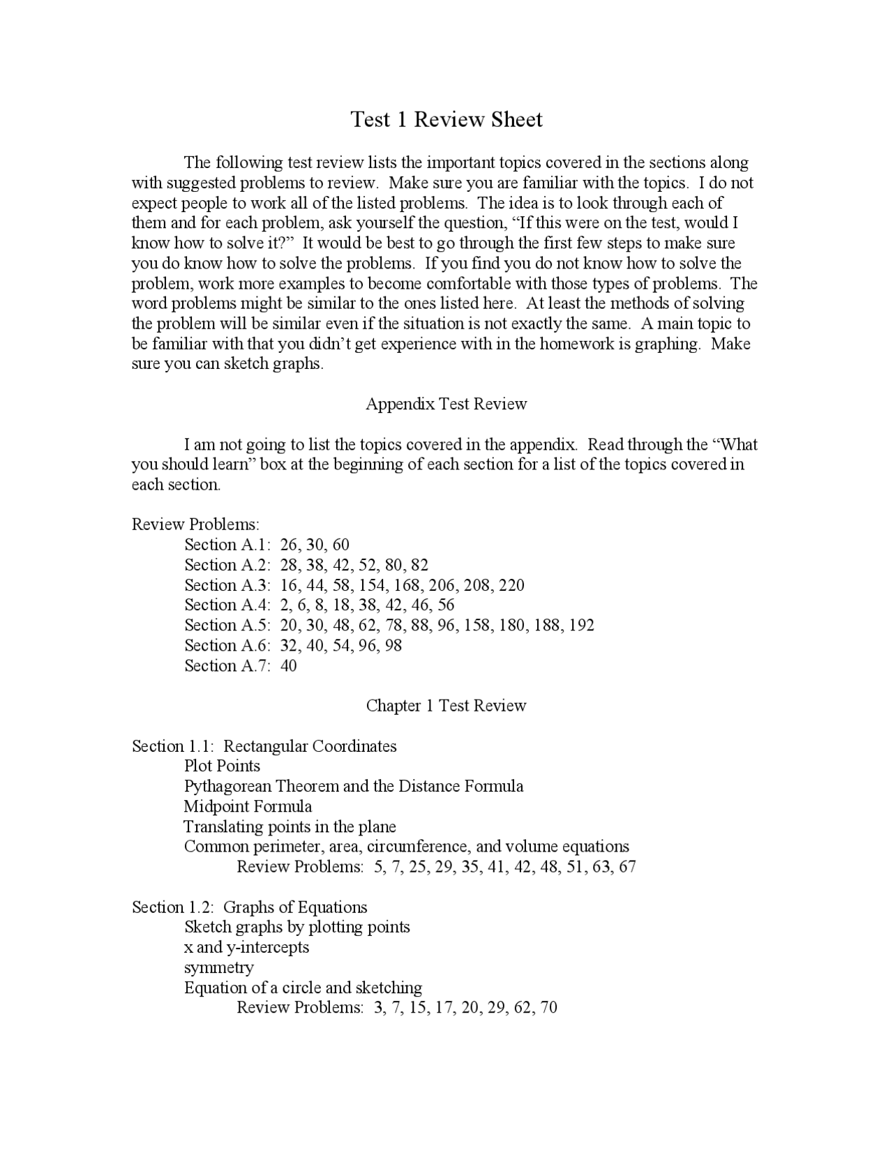 Test 1 Review Sheet Corners And Orientation Of Last Layer Algorithms Math 1050 Docsity 