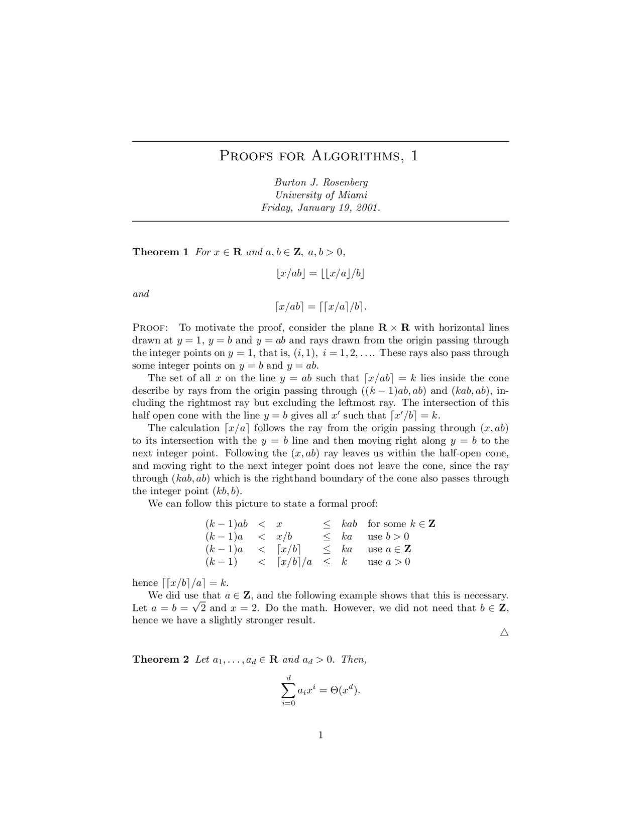 Proofs For Algorithms I Data Structures Algorithm Analysis Csc 517 9330