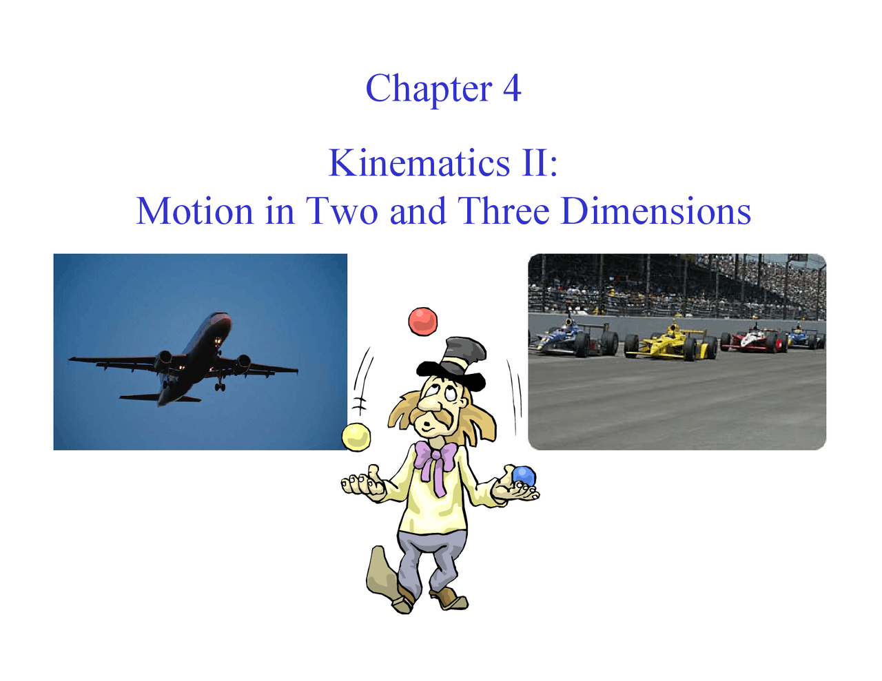 Notes on Kinematics II: Motion in Two and Three Dimensions | PHYS 1205 ...