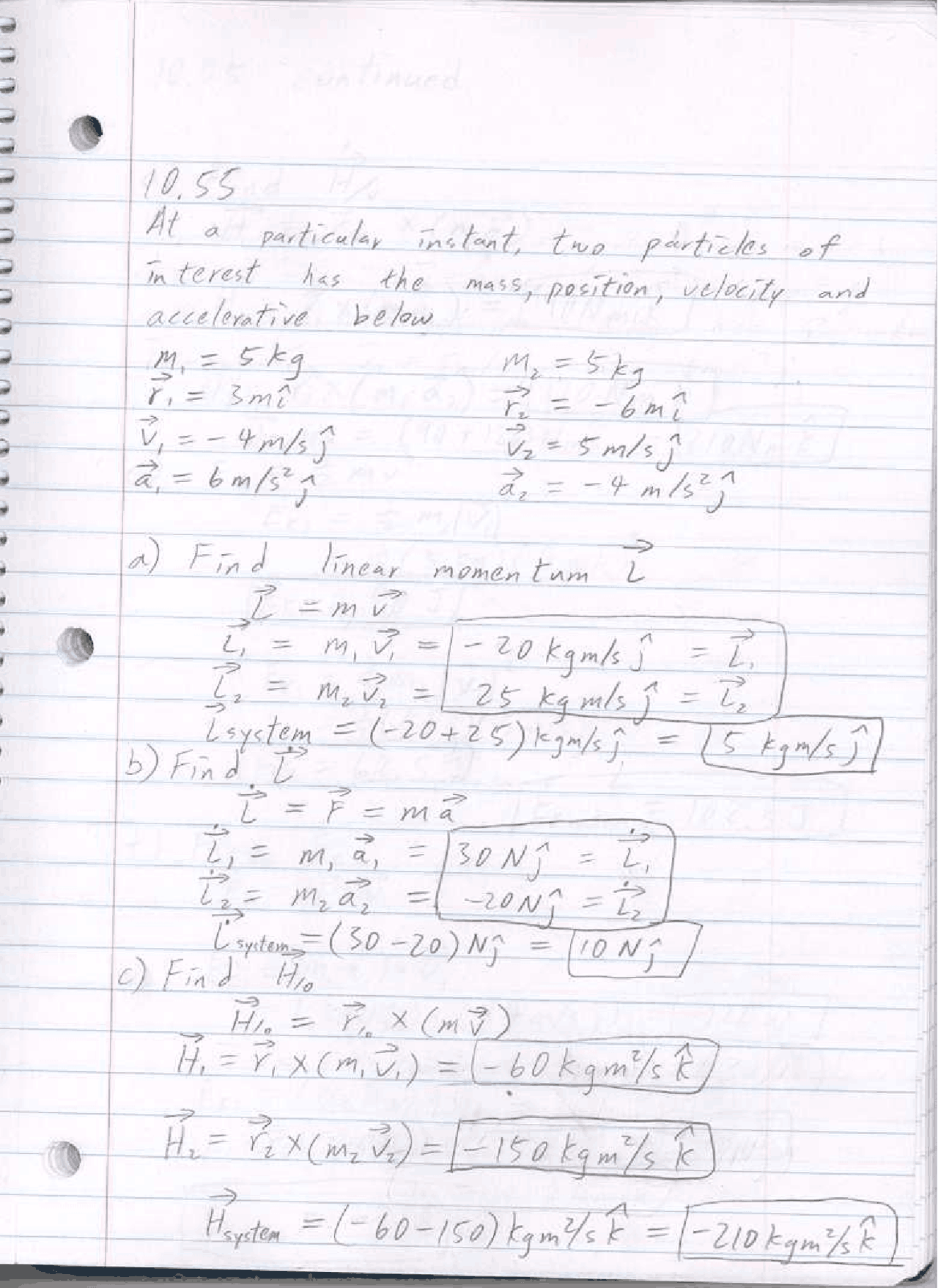 Solved Problem On Dynamics Assignment Engrd 2030 Docsity