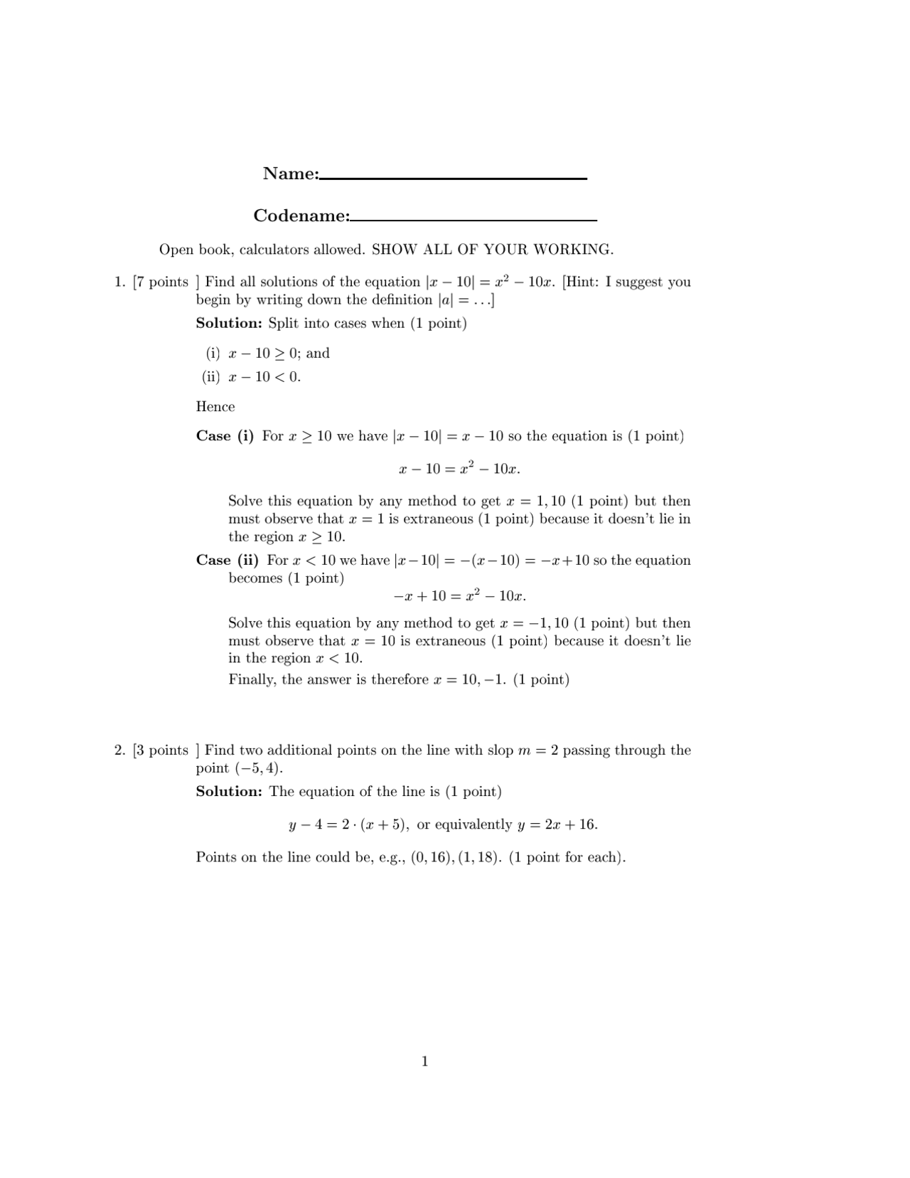 Quiz 2 With Solution Corners And Orientation Of Last Layer Algorithm Math 1050 Docsity 