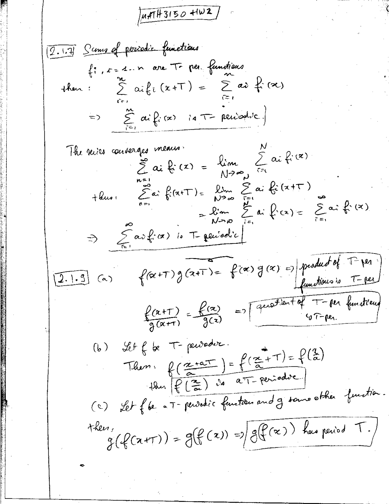 Pdes For Engineers Solved Homework 2 Math 3150 Docsity