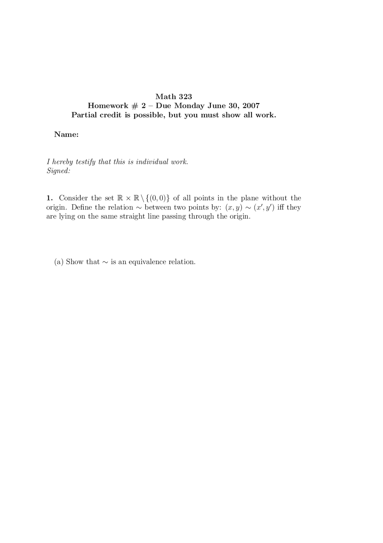 Homework 2 Sample Questions Formal Mathematical Reasoning And Writing