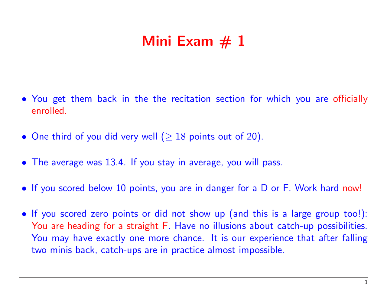 Mini Exam 1 - General Physics A Studio | PHY 2048C - Docsity