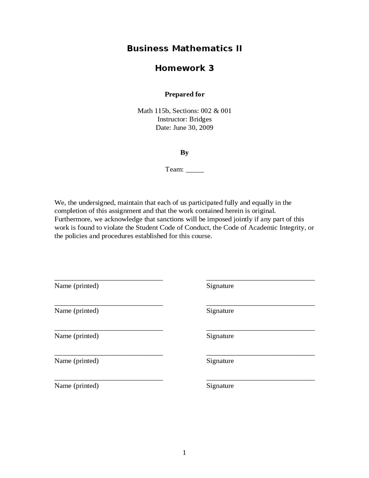 Business Mathematics II Homework 3: Probability Distributions and ...