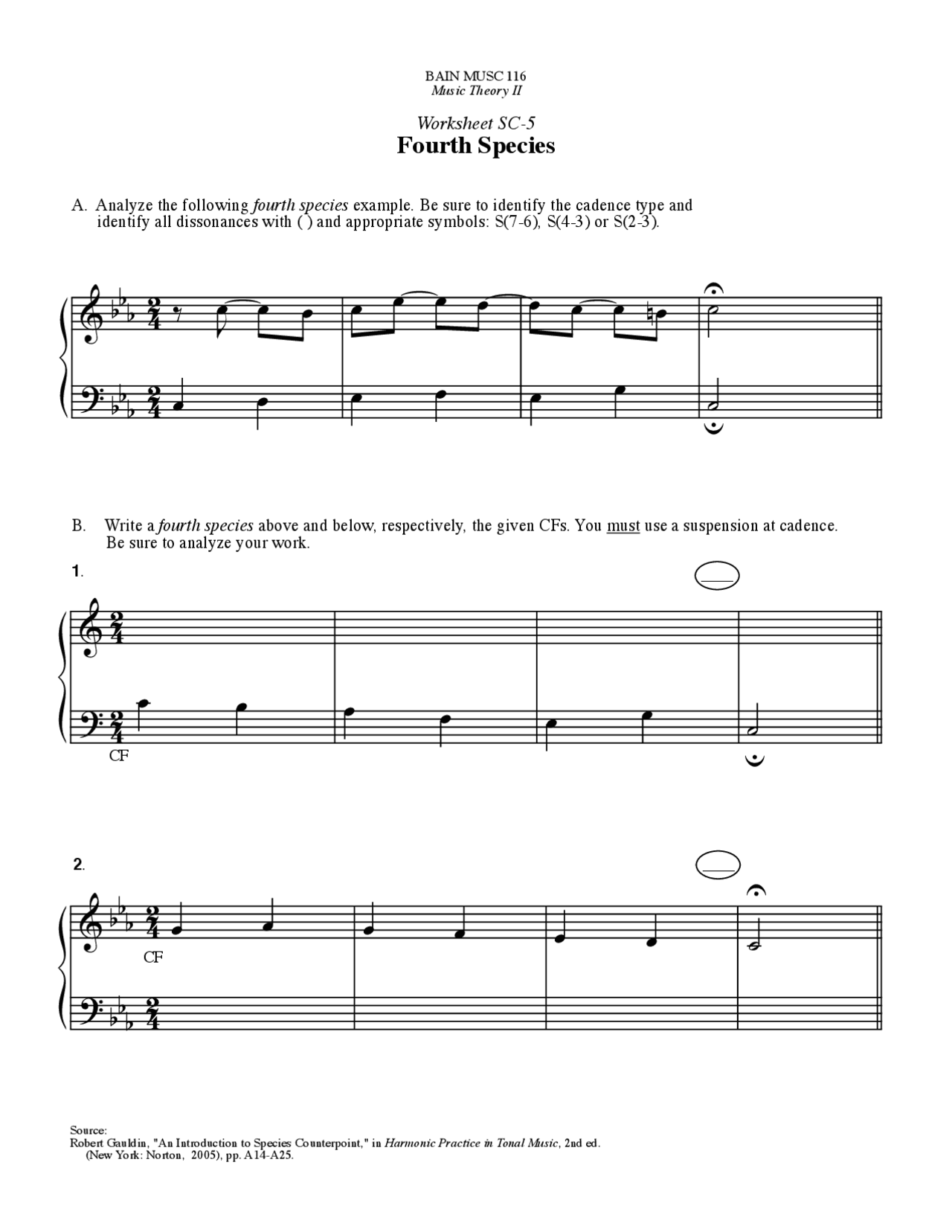 2 Questions For Practice Assignment 5 Music Theory Ii Musc 116