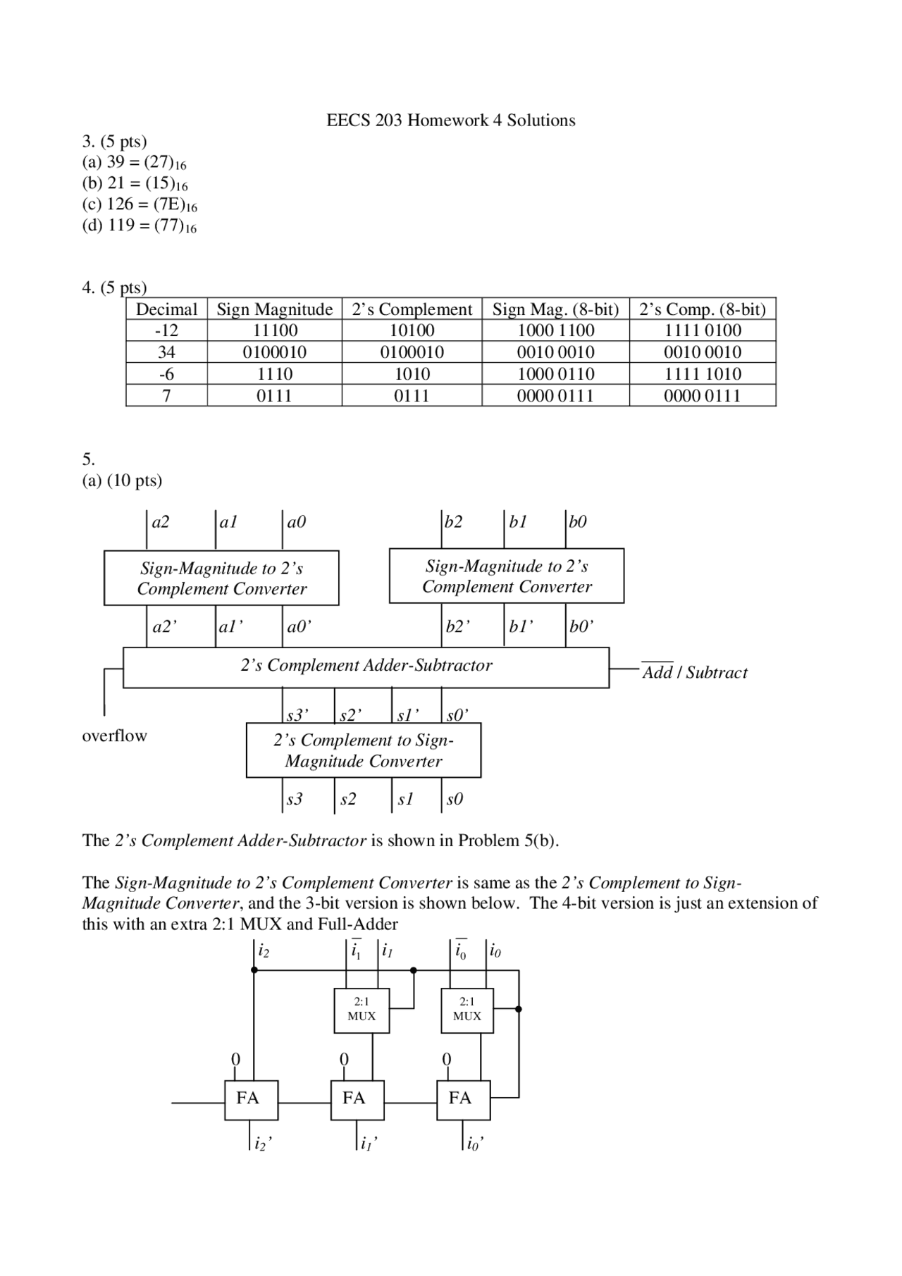 Homework 4 Solutions Discrete Math Eecs 203 Docsity