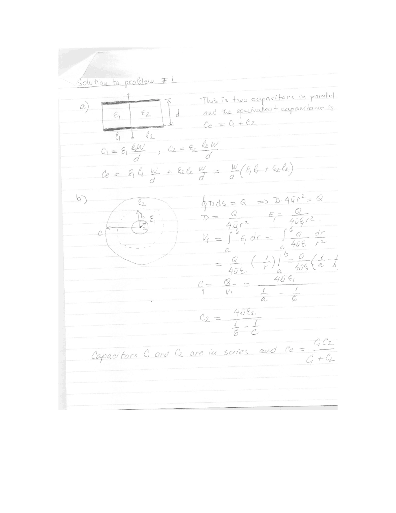 Solutions to Problems Set - Fundamentals Electromagnetics | EEE 241 ...