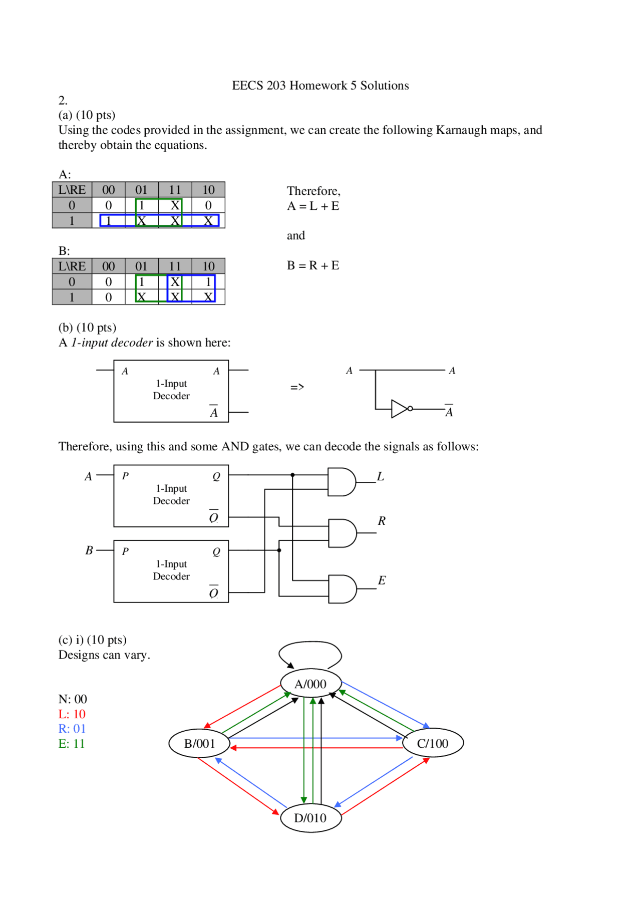 Assignment 5 Solutions - Discrete Mathematics | EECS 203 - Docsity