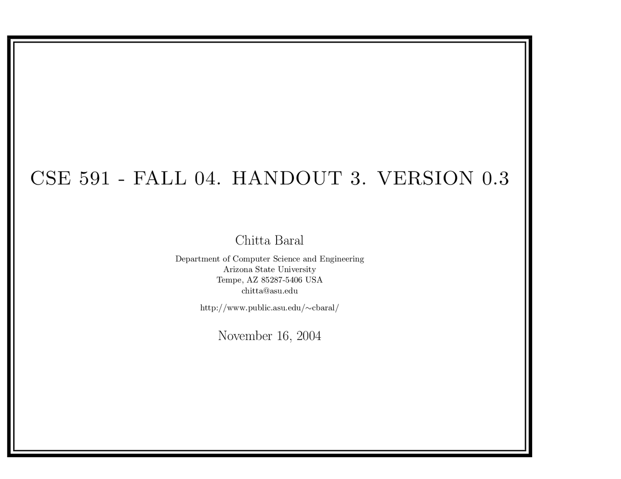 6 General Examination Rules by Ethical Standard | CSE 591 - Docsity