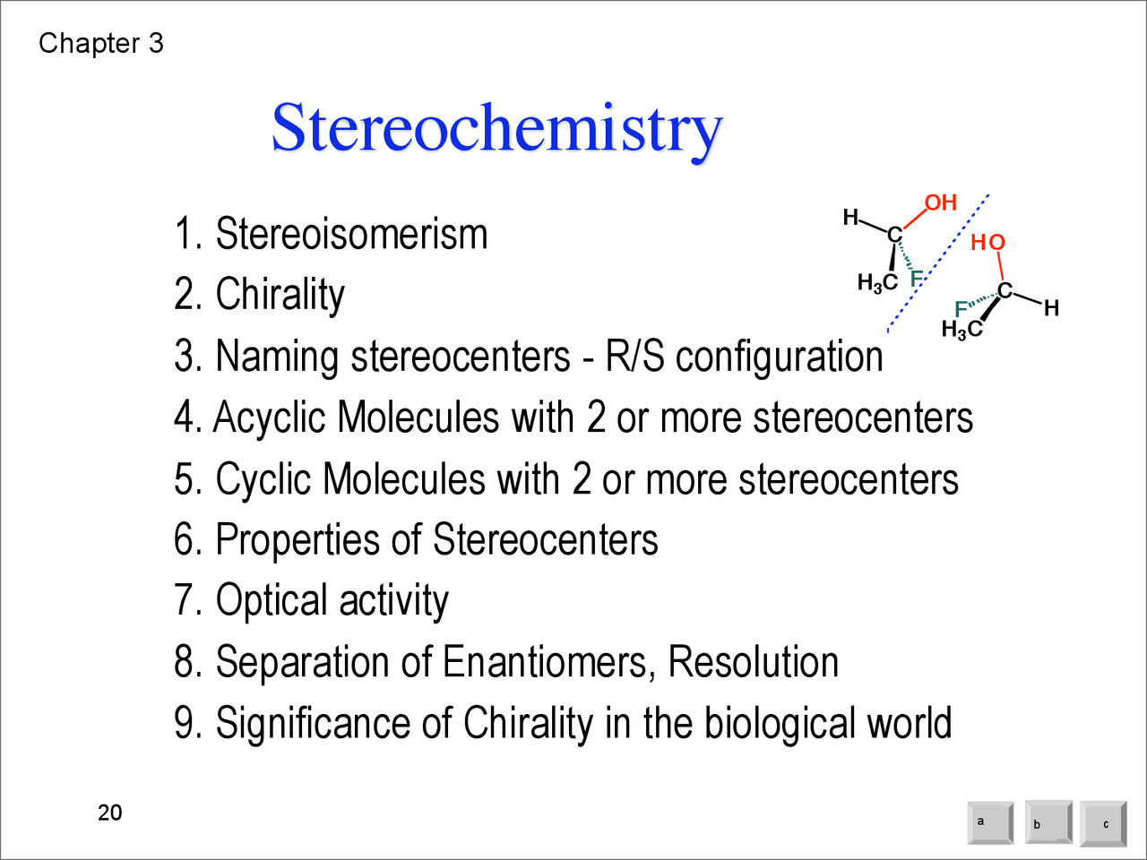 Stereochemistry Organic Chemistry I Lecture Slides Chem 333 Docsity