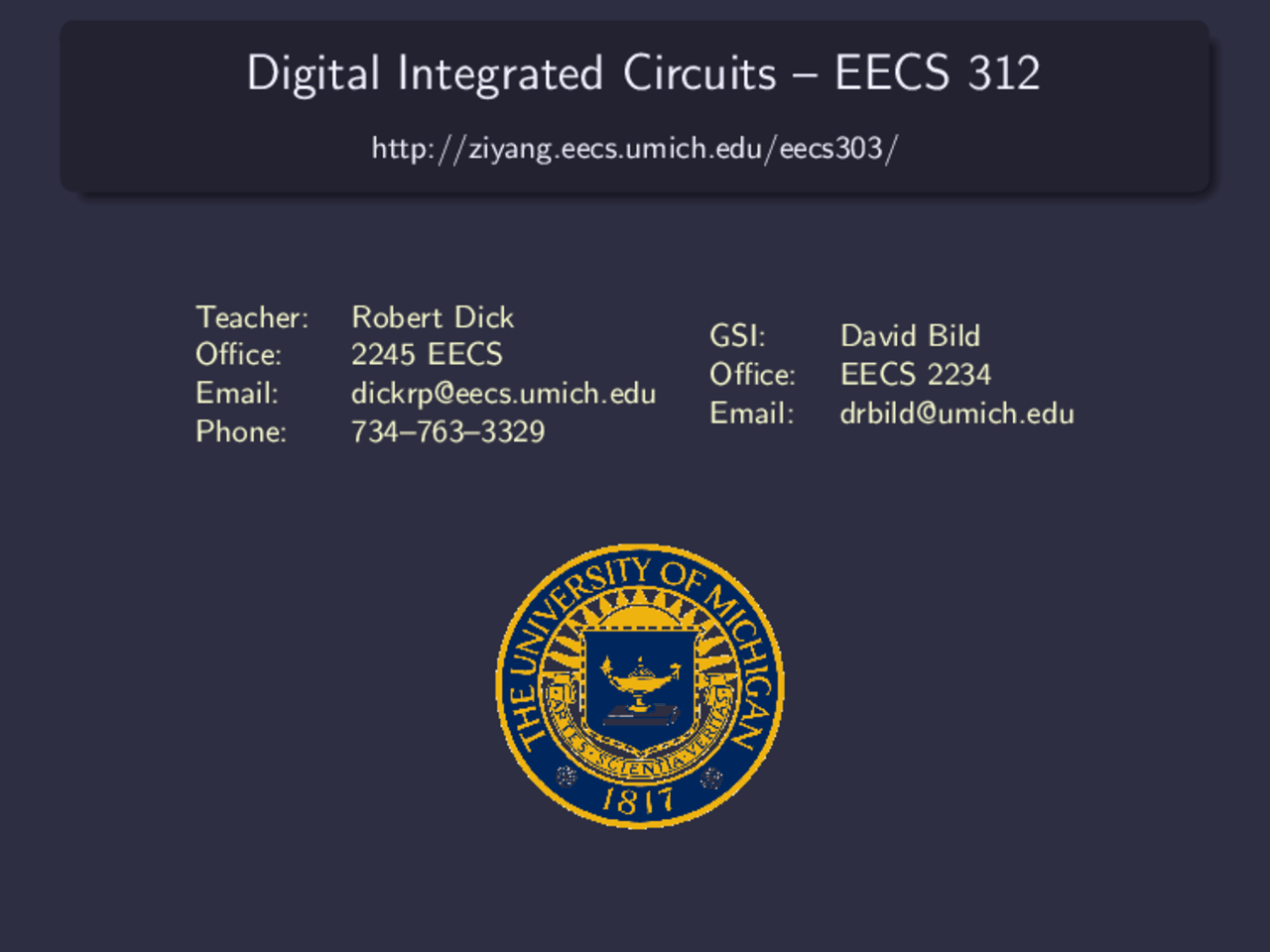 Digital Integrated Circuits Assignment 2 Eecs 312 Docsity