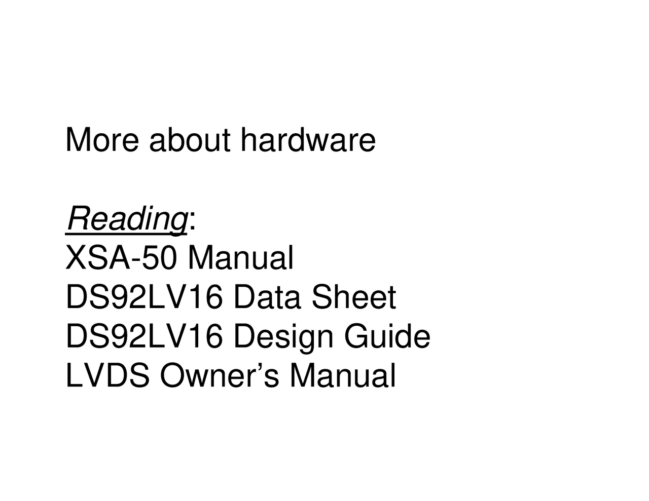 LVDS Eye Patterns - Lecture Slides | CPEG 422 - Docsity