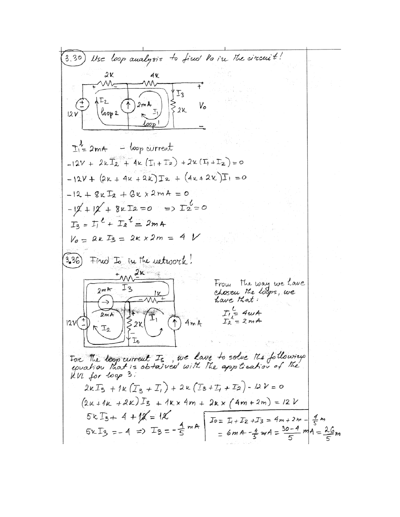 Resolution for Assignment 5 - Circuits I | EEE 202 - Docsity