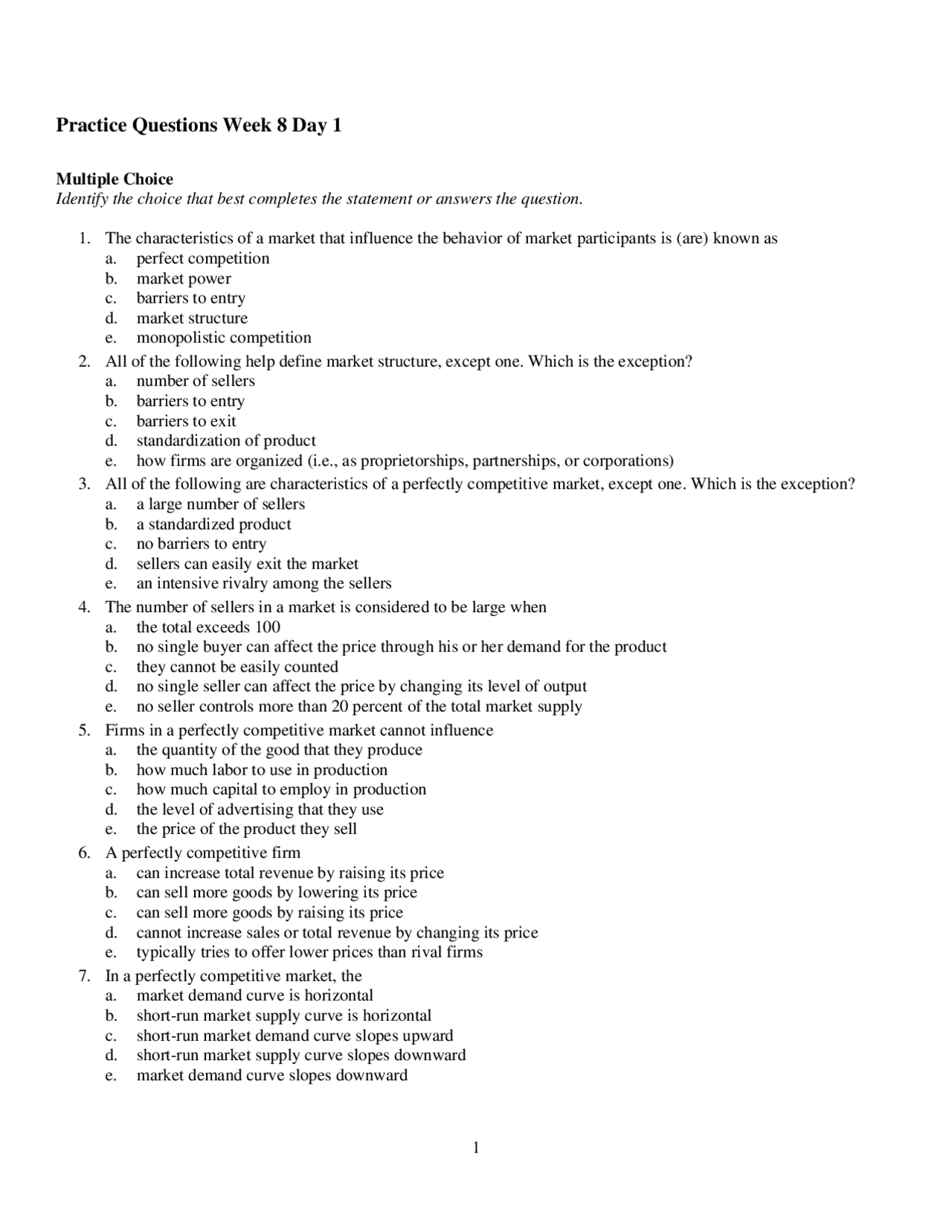 25 Mcqs On Principles Of Microeconomics With Answers Econ 101 Docsity