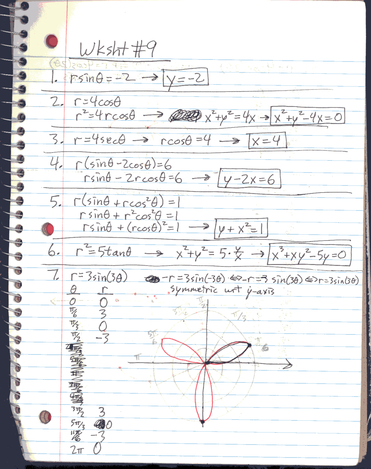 Calculus II - Worksheet 9 with Solutions | MATH 166 - Docsity
