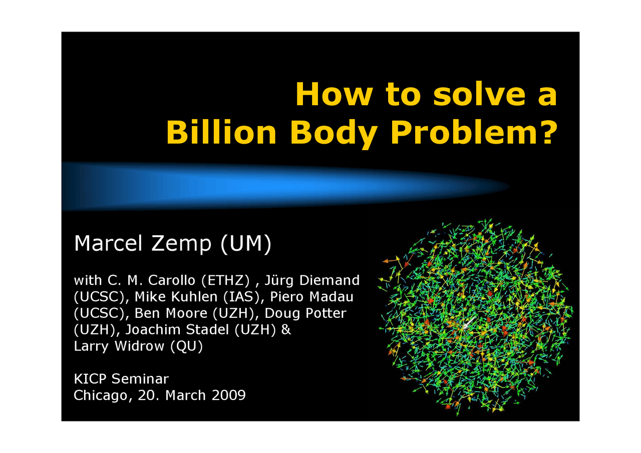 Introduction to N Body System Outline | AT 400 - Docsity