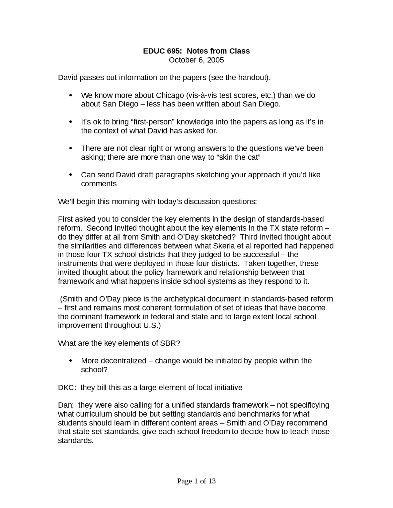 Research and Educational Practice - Lecture Notes | EDUC 695 | Study ...