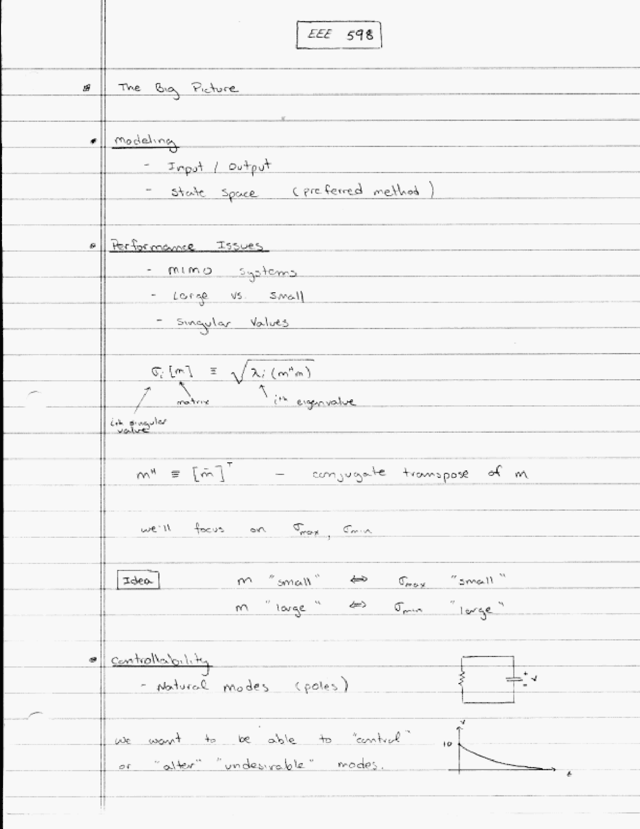 Notes On The Big Picture Switched Capacitor Analog Eee 598 Docsity