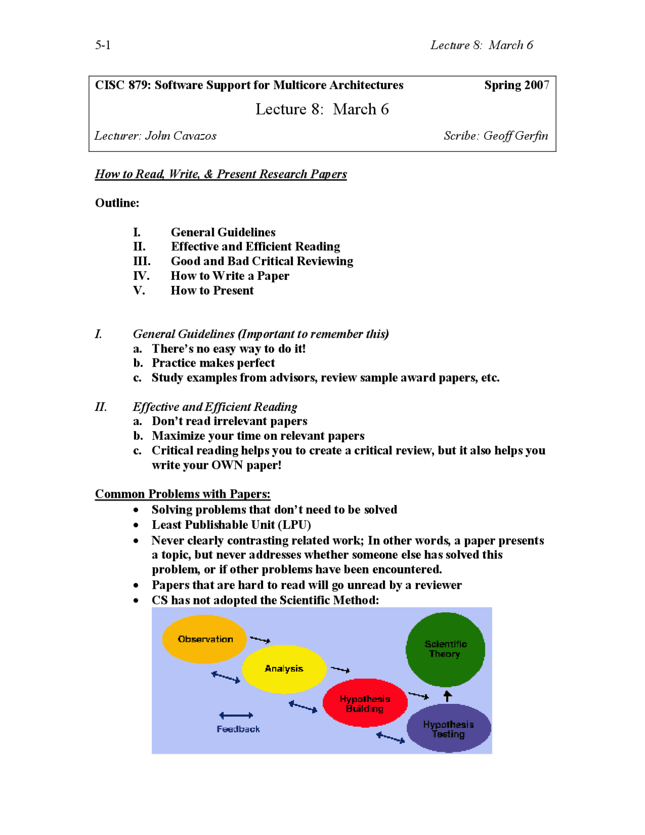Effective Research Paper Reading, Writing and Presentation for Computer Science Students | Study ...