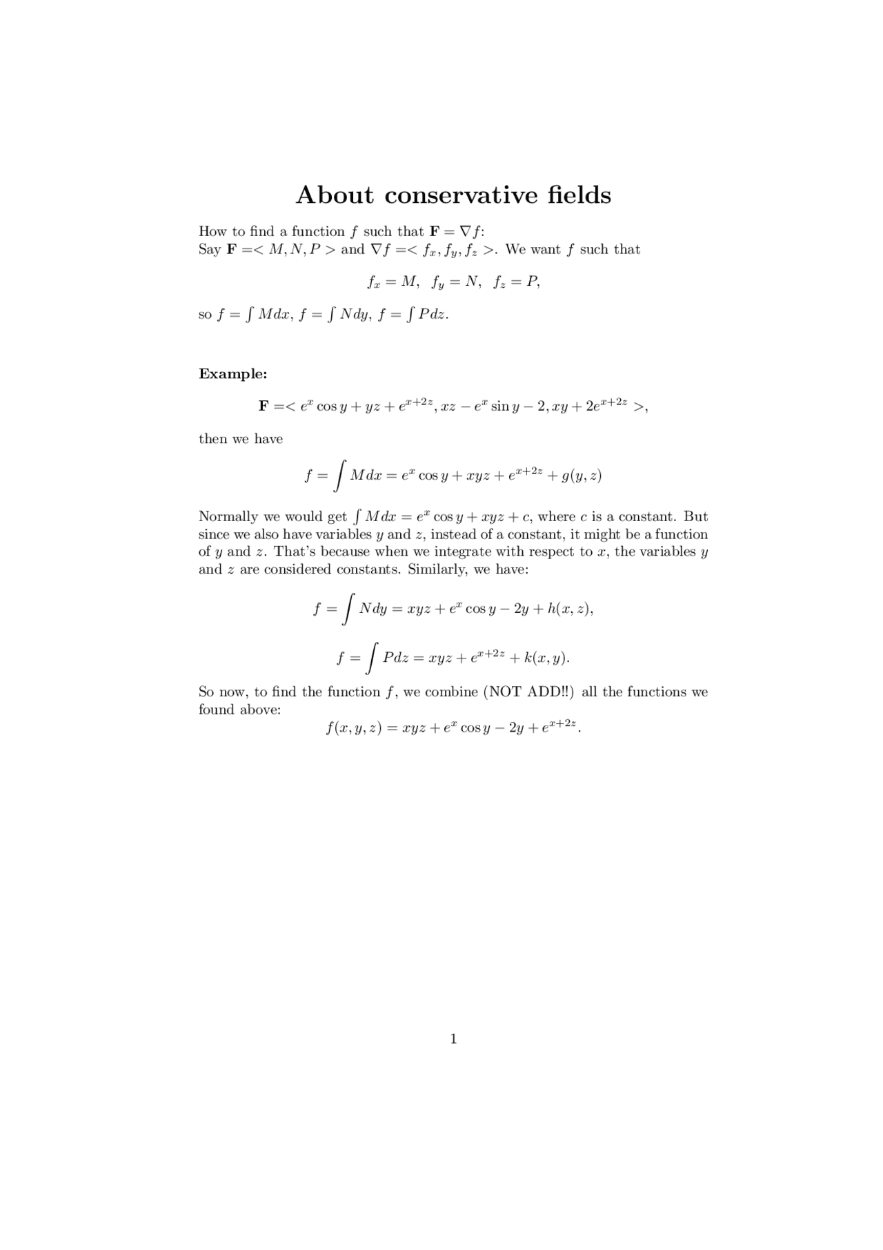 Quiz 10 with Solutions for Calculus Functions of Several Variables | MATH 234 - Docsity