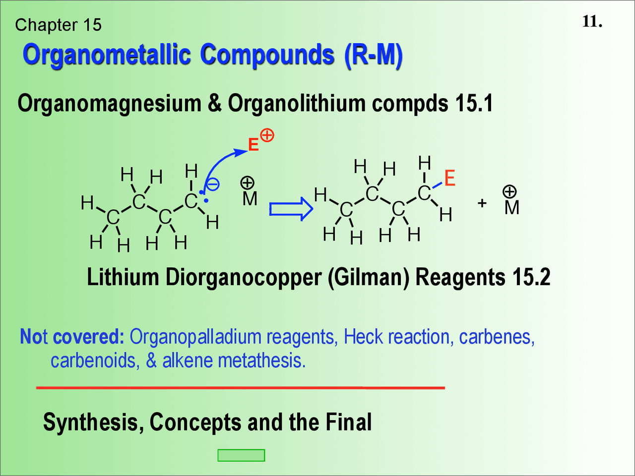 Organometallic Compounds Lecture Slides Chem 333 Docsity