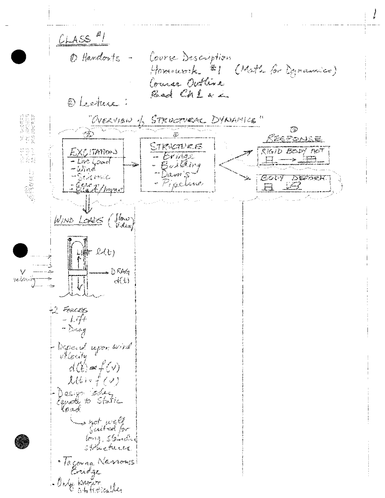 Homework 1 Structural Dynamics Handouts Cee 511 Docsity