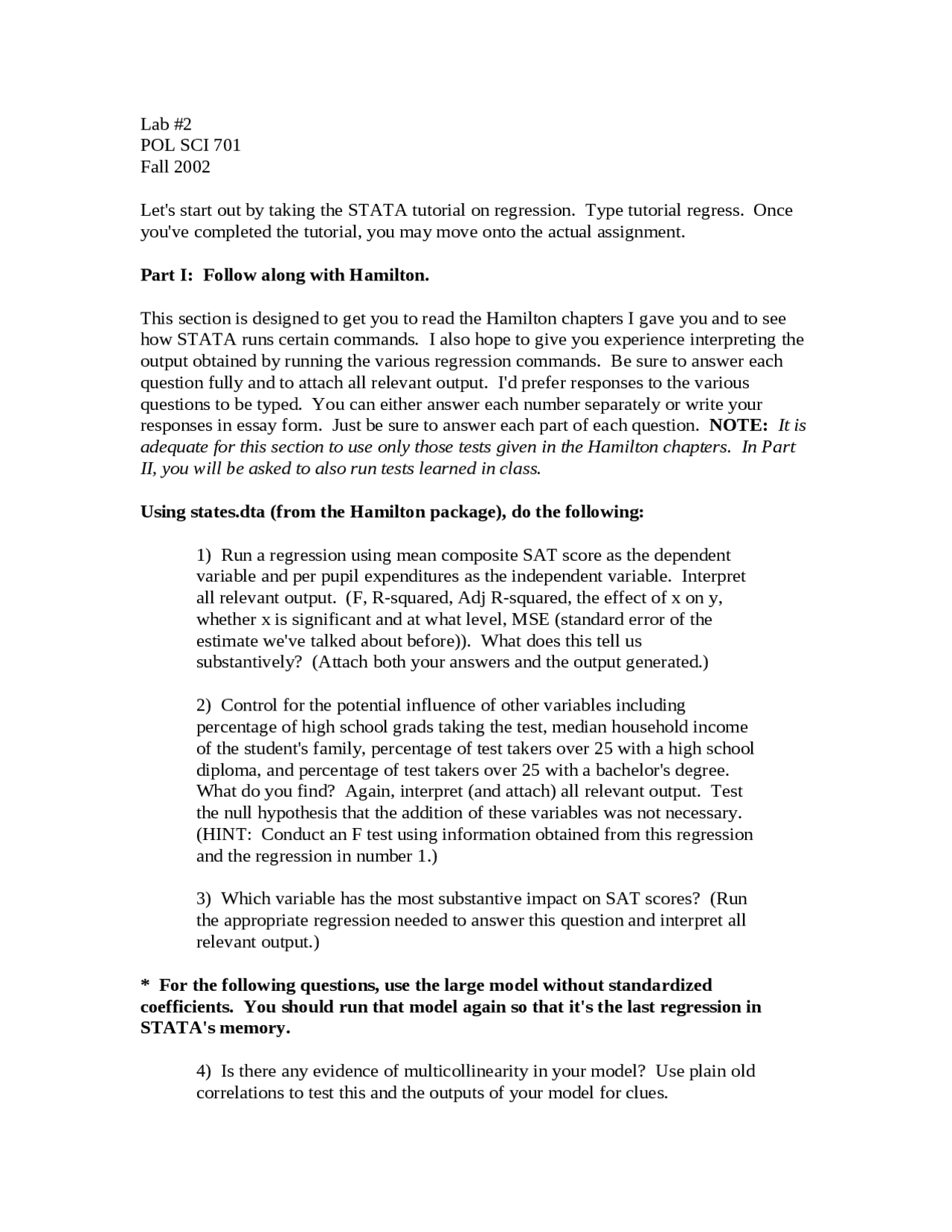Lab 2: Political Science - Techniques of Political Science Research ...