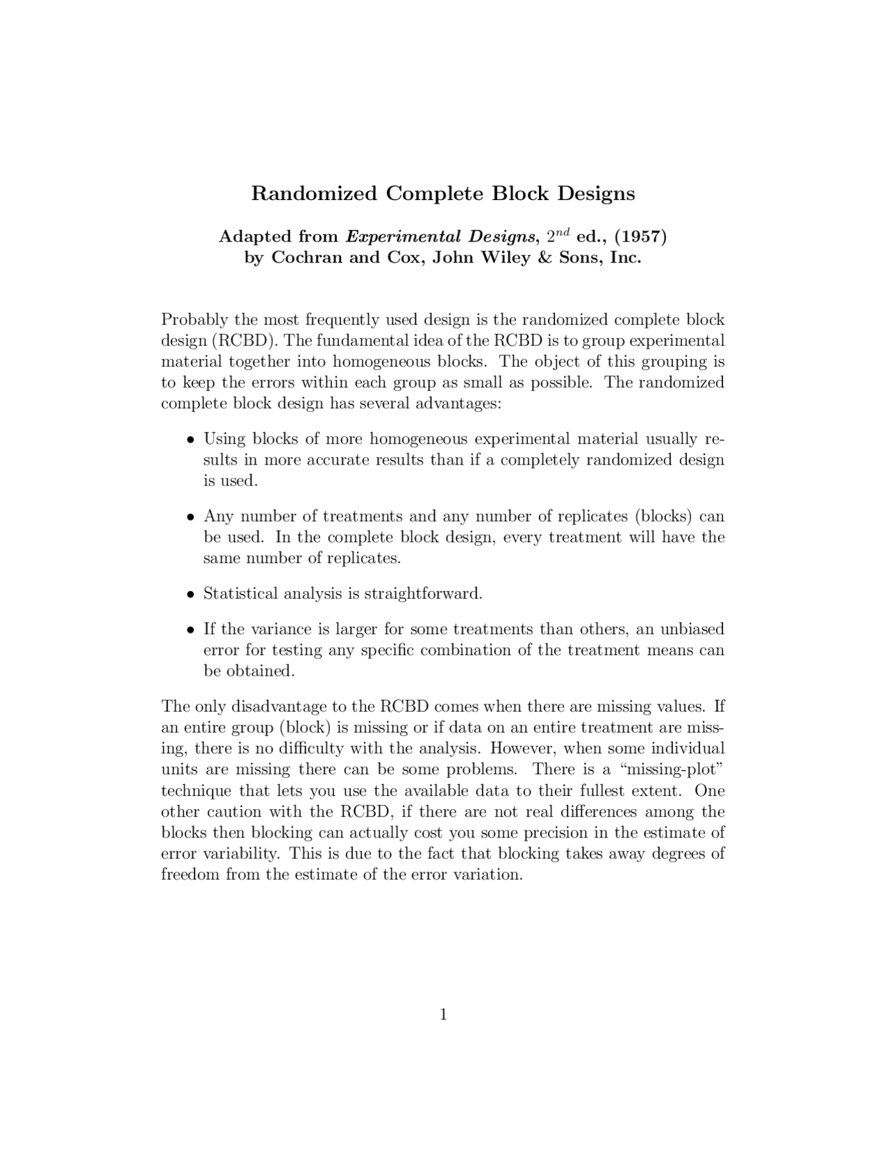 Randomized Complete Block Designs - Lecture Notes | STAT 402 | Study ...