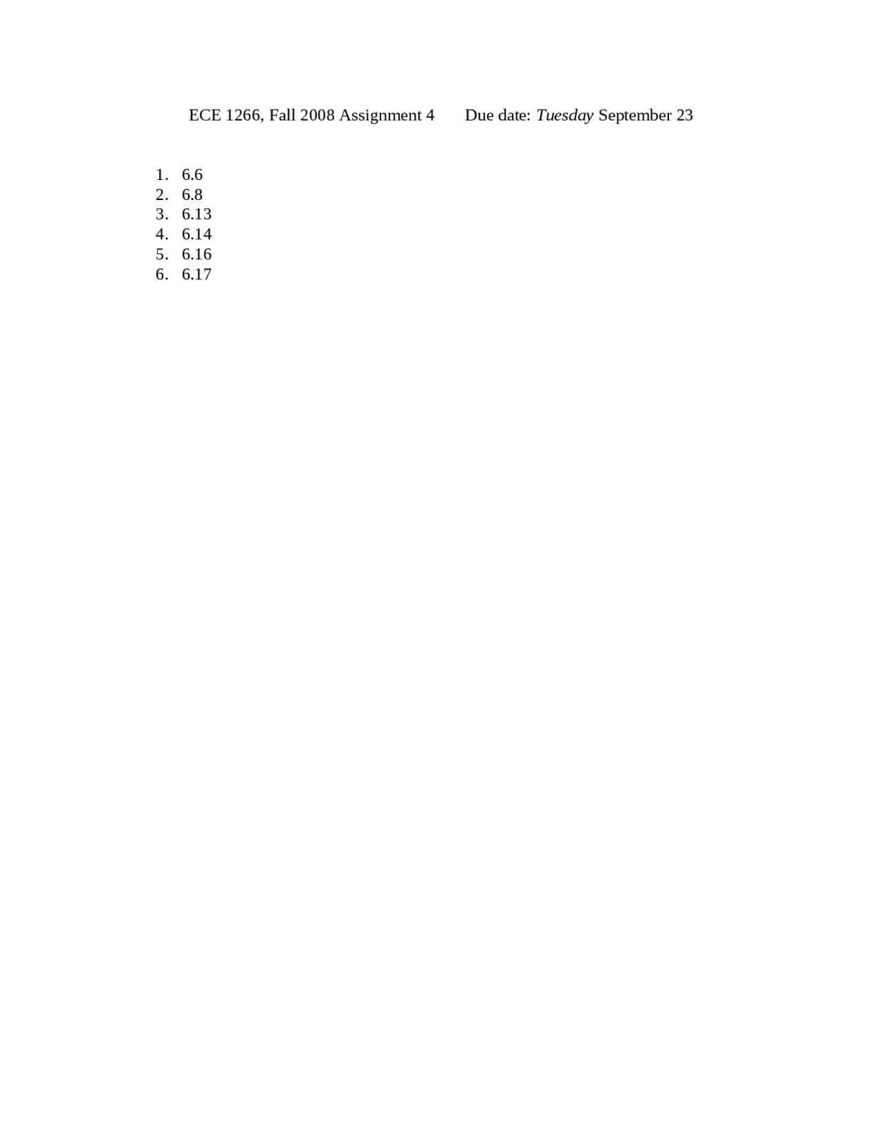 Homework 4 Applications Of Fields And Waves Ece 1266 Docsity