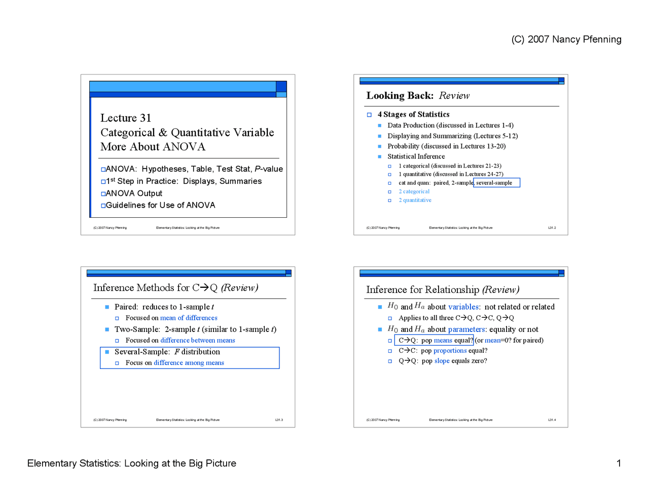 Categorical And Quantitative Variable Lecture Slides Stat 1000